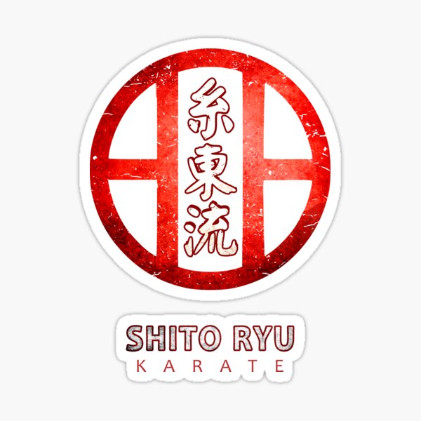 "Shito Ryu Karate " Sticker for Sale by MDAM | Redbubble