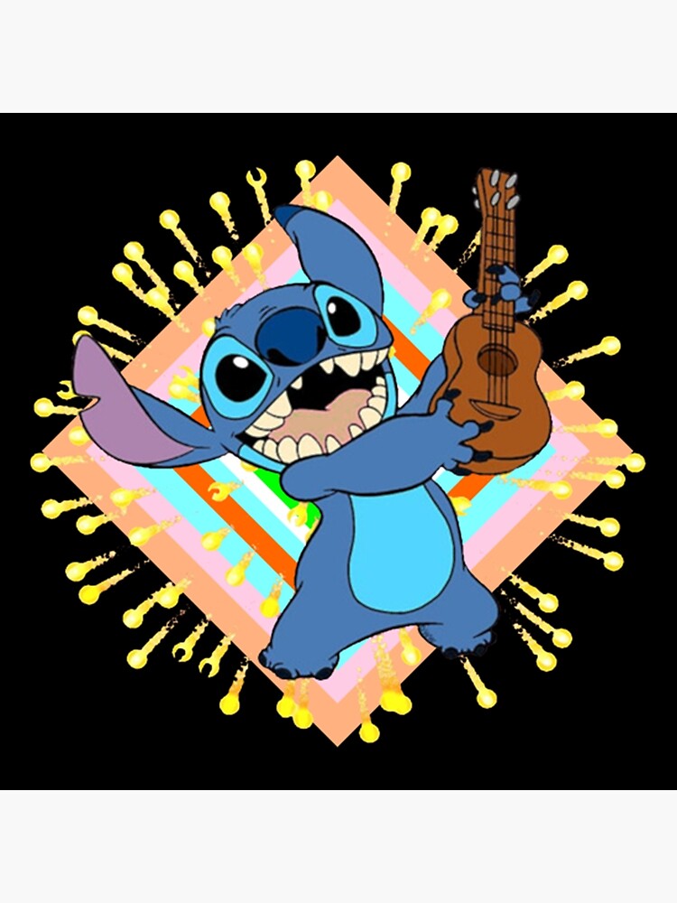 "Happy Stitch" Poster for Sale by Kajetanduczynsk | Redbubble