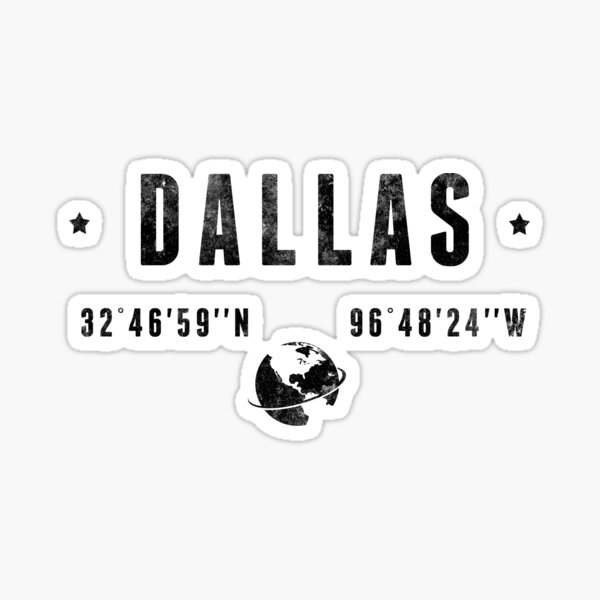 "Dallas" Sticker for Sale by capricedefille | Redbubble