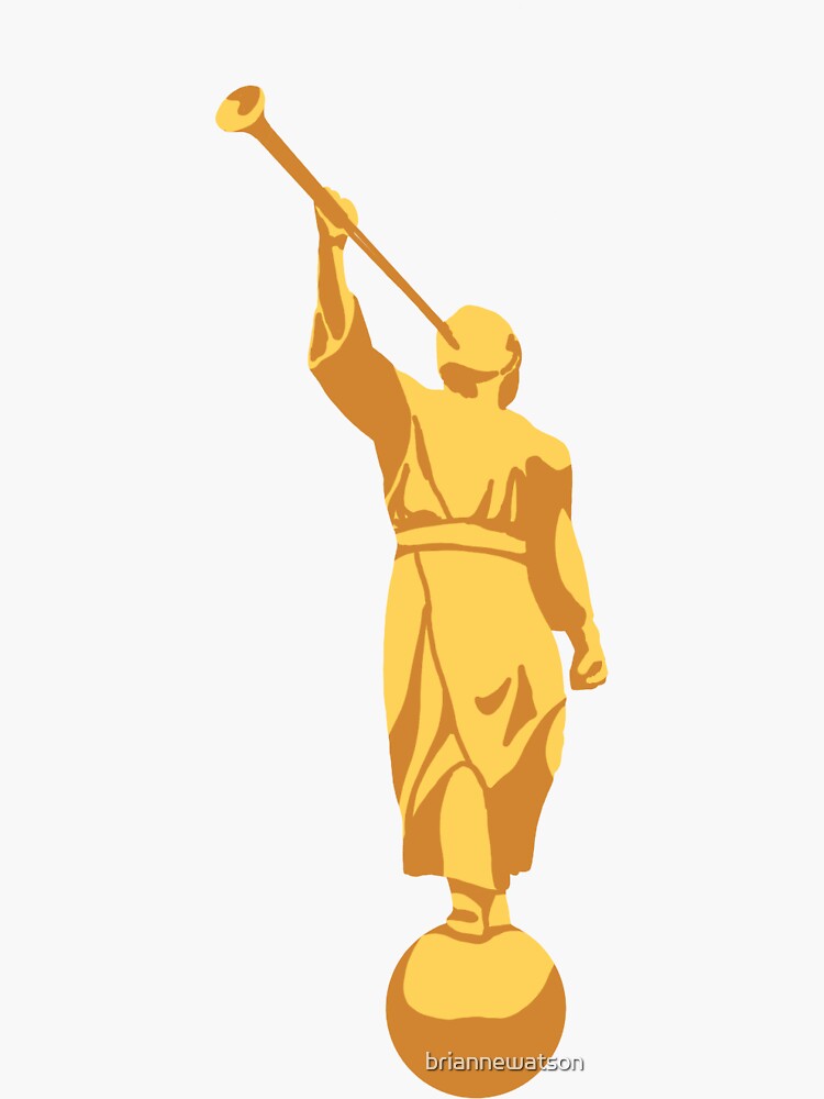 "Angel Moroni " Sticker for Sale by briannewatson | Redbubble