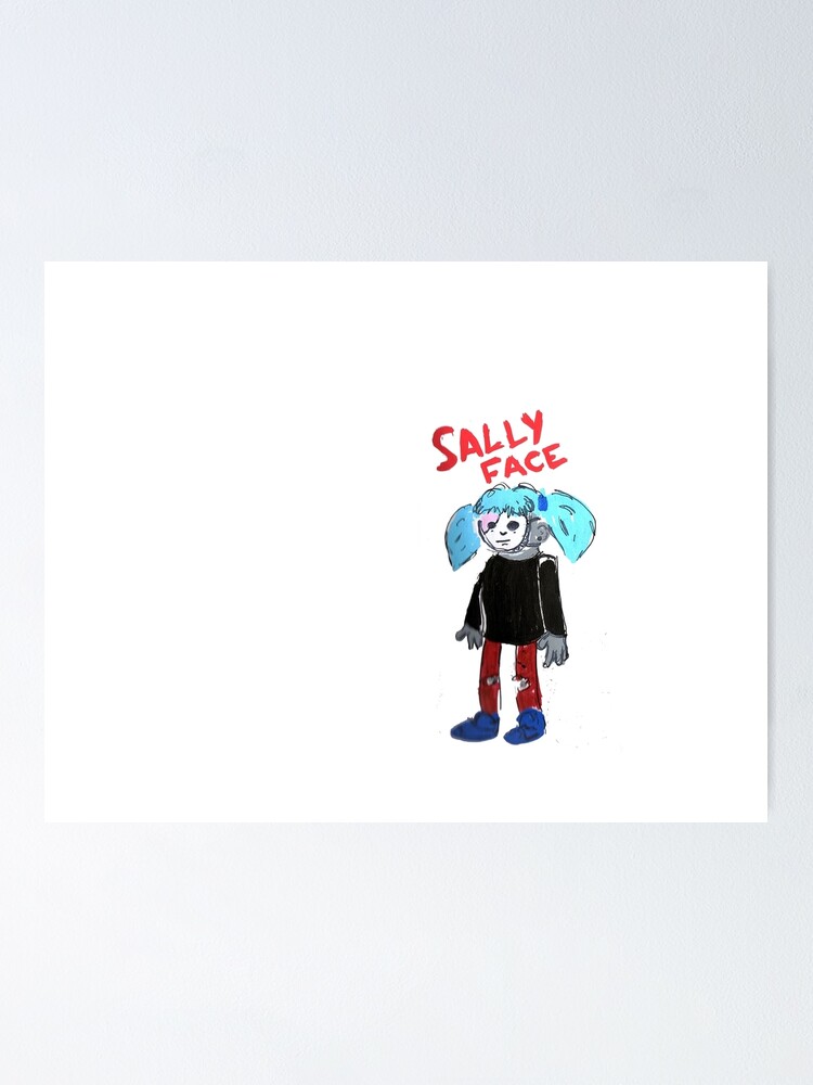 "Sally Face" Poster for Sale by milesmem | Redbubble