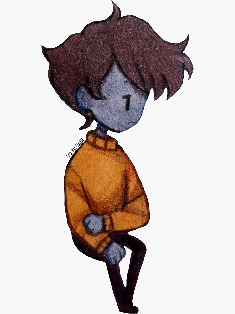 "Sad Chibi Ghostbur" Sticker for Sale by Taku-has-Fallen | Redbubble