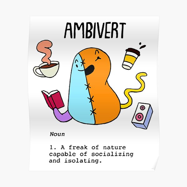 "Buzzfeed Unsolved Merch The Land Of Boggs Ambivert Shirt" Poster by ...