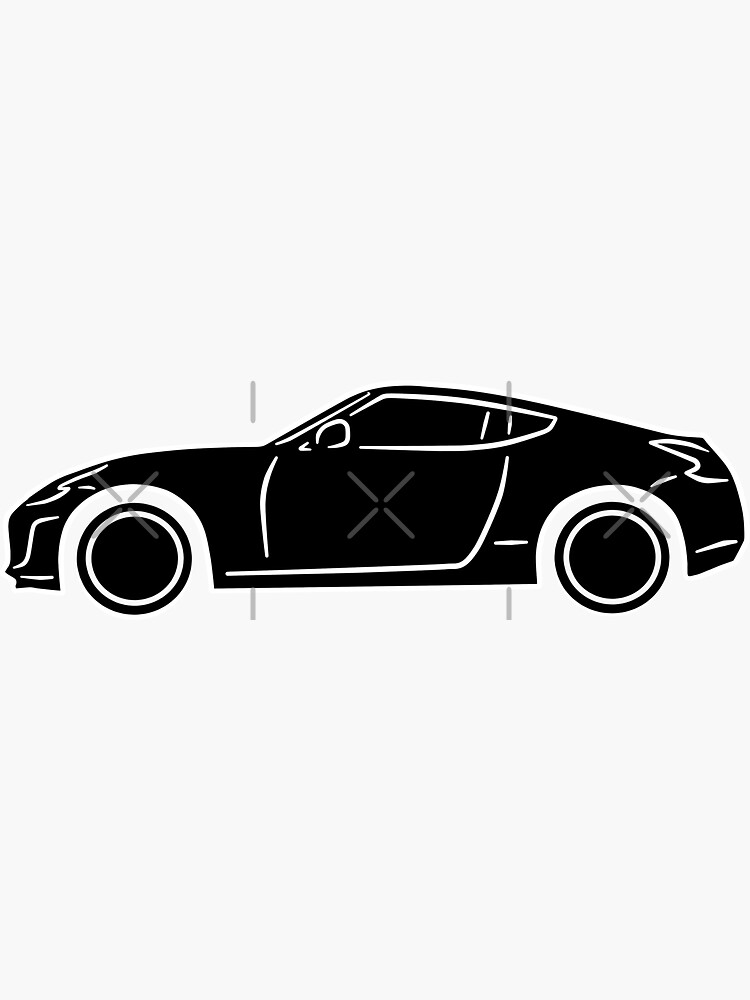 "Nissan 370Z Z34" Sticker by AutoClub | Redbubble