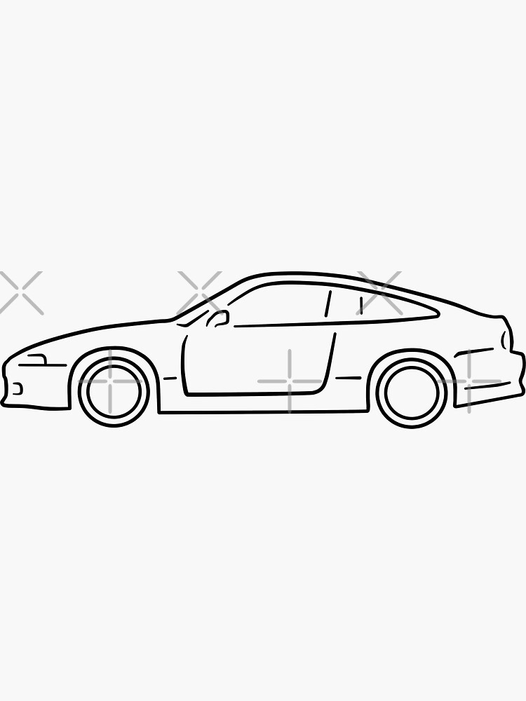 "Nissan 180SX" Sticker by AutoClub | Redbubble