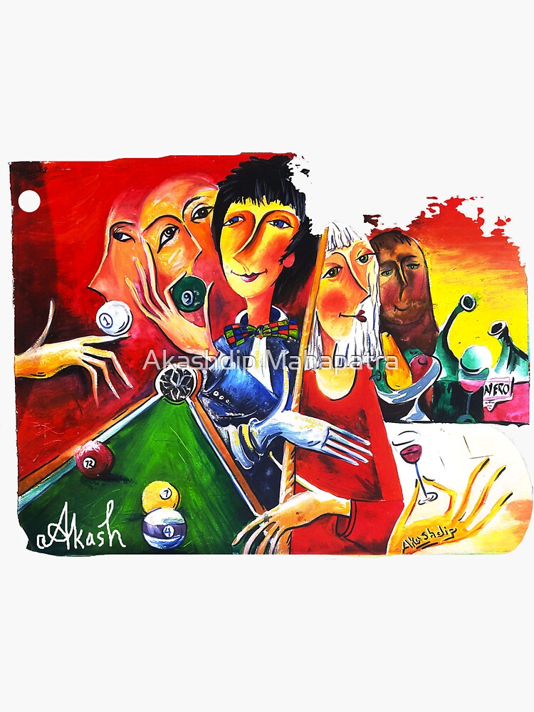"Akash Art" Sticker by akashdip2001 | Redbubble