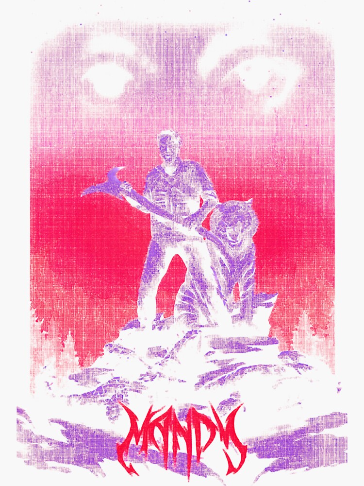 "Mandy Cult Movie" Sticker by Jamesadden | Redbubble