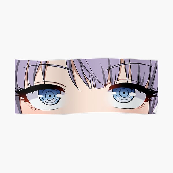 "Hotaru Eyes Peeker Anime Slap" Poster by WeebooTr4sh | Redbubble