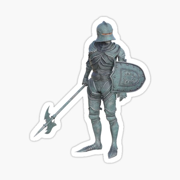 "Knight Armor Medieval Knight Colorful" Sticker by EpicBeast | Redbubble
