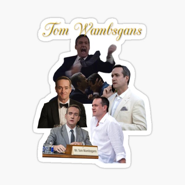"Tom Wambsgans Succession " Sticker by panicxswift | Redbubble