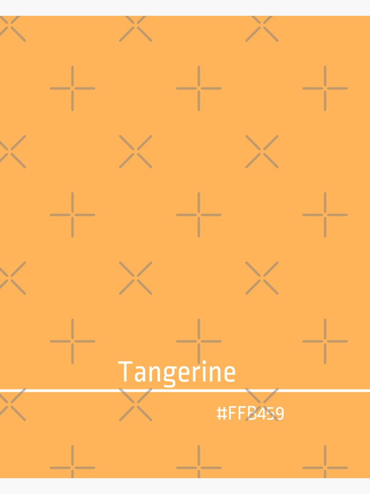 "Tangerine, hex color code; 13 Pro Max iPhone Cases" Sticker for Sale ...