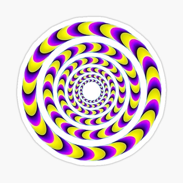 "illusion" Sticker by JettH | Redbubble