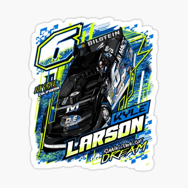 "HOT Kyle Larson The Dream Late Model" Sticker for Sale by ...