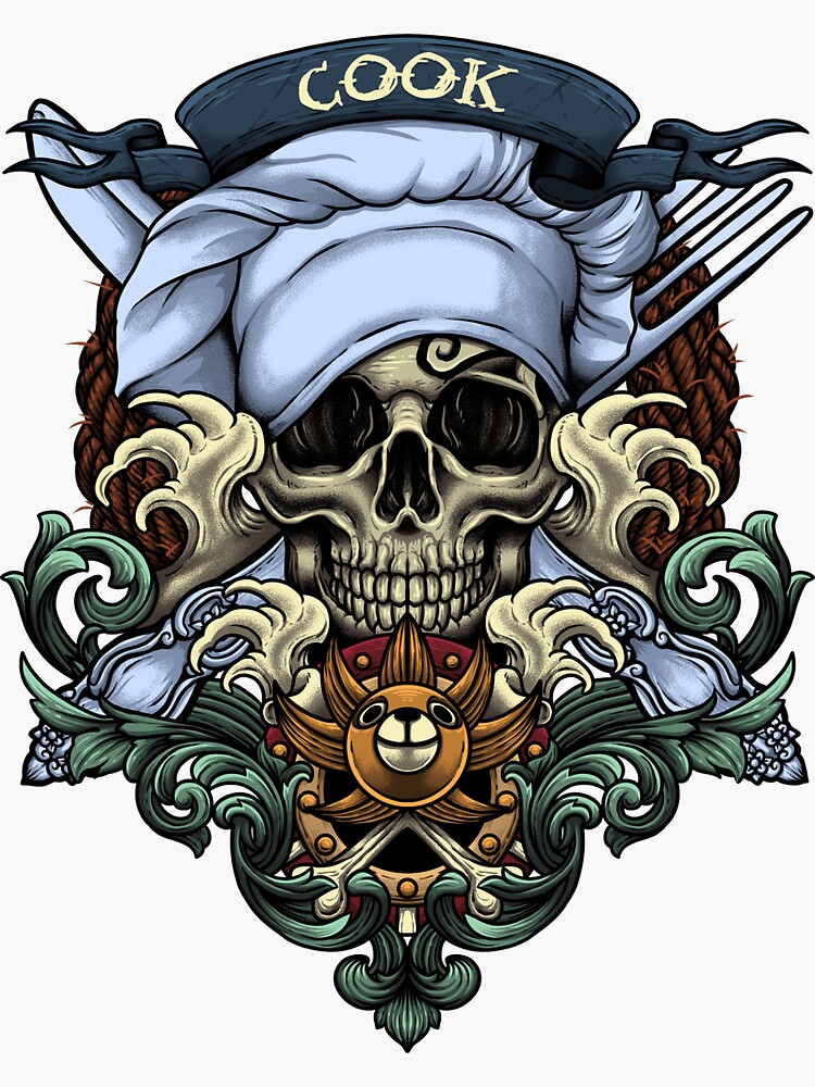 "The Cook" Sticker for Sale by badbone-col | Redbubble