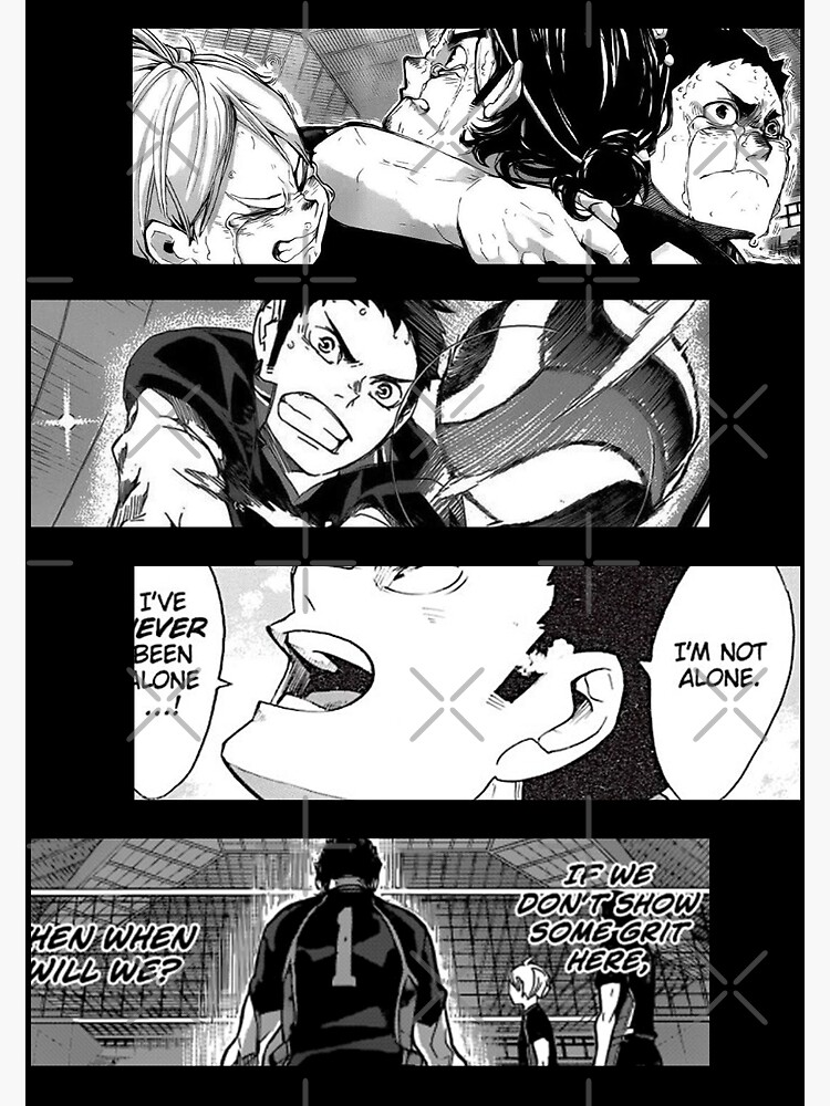 "Daichi Sawamura Haikyu Haikyuu Manga Panel Design" Art Print by ...