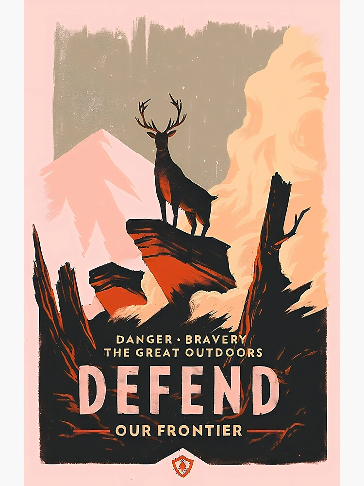 "Firewatch DEFEND" Poster for Sale by b0bear | Redbubble