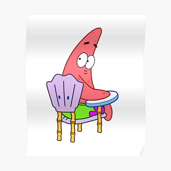 "Patrick star funny quotes patrick kids design Gifts " Poster for Sale ...