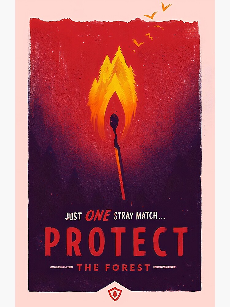Firewatch PROTECT Premium Matte Vertical Poster Designed & Sold By ...