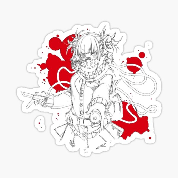 "Himiko Toga My Hero Academia" Sticker by Otaku-uwu | Redbubble