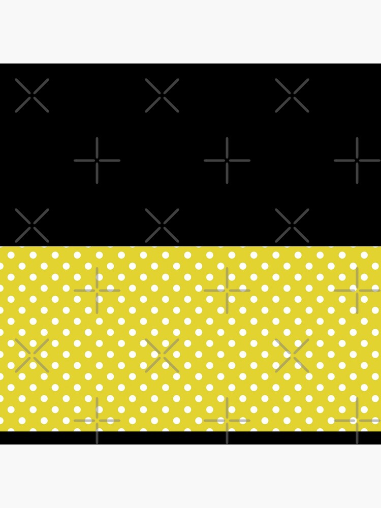 "Polka Yellow and Black Dot Design" Poster for Sale by DigitalChickHub ...