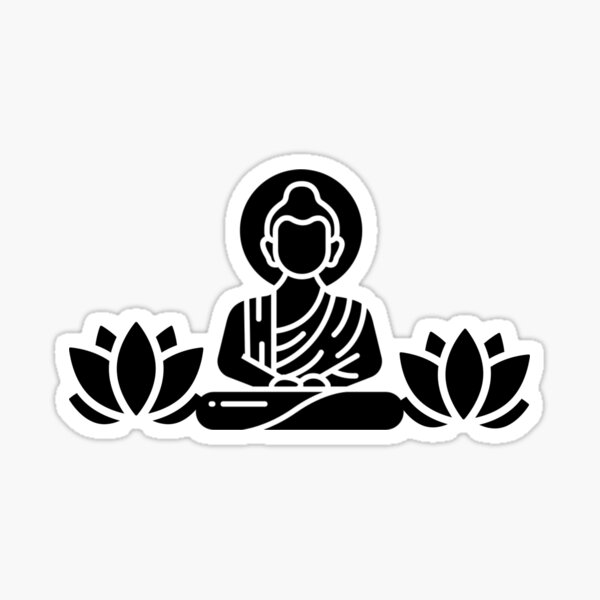 "Buddha" Sticker for Sale by gopal012 | Redbubble
