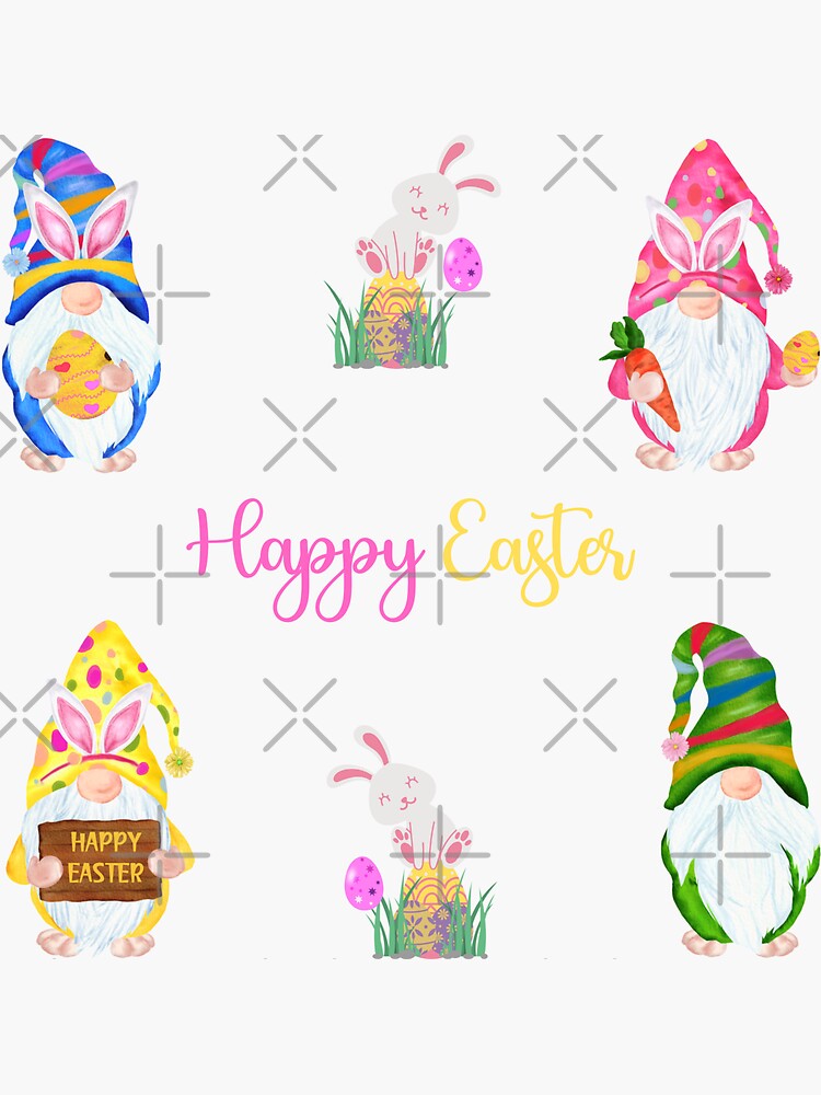 "Happy Easter Gnome | Hydro Flask | Sticker Pack " Sticker by ...