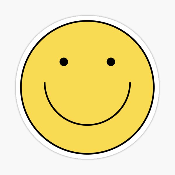 "smile emoji" Sticker by Al--Mo | Redbubble