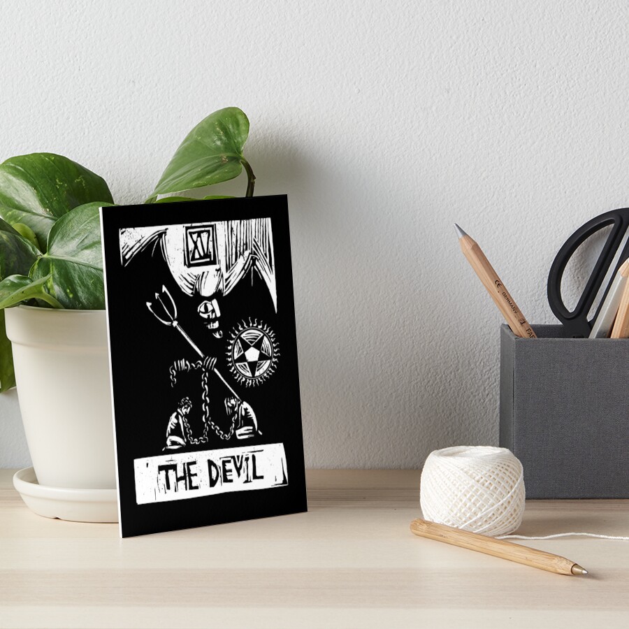 "The Devil - Tarot Cards - Major Arcana" Art Board Print by ...