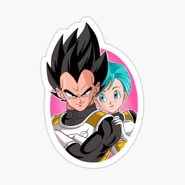 "Vegeta And Bulma Essential" Sticker for Sale by elsiemar | Redbubble
