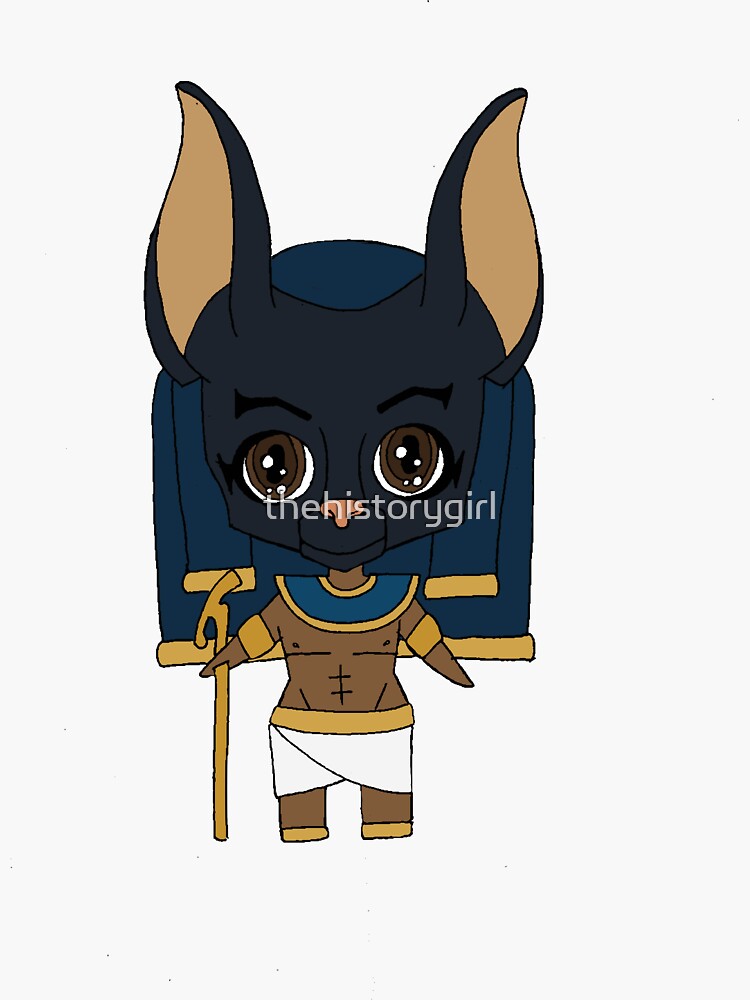 "Anubis" Sticker by thehistorygirl | Redbubble