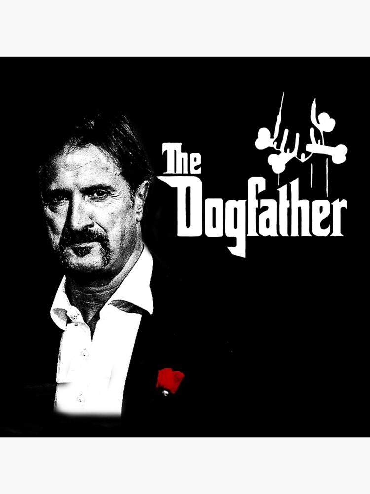 "Bevo the Dogfather Classic" Sticker by WendyMorto | Redbubble