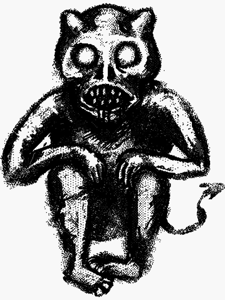 "PIXEL DEMON" Sticker for Sale by JesseEarnest | Redbubble