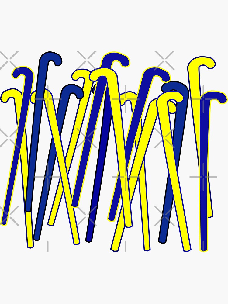 "YCHC Sticks " Sticker by margotb70 | Redbubble