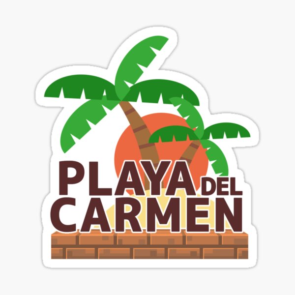 "Playa del carmen" Sticker for Sale by DisenyosDeMike | Redbubble