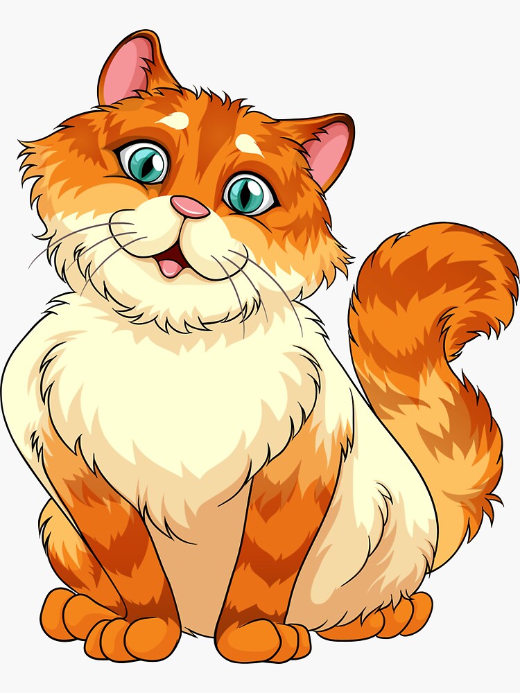 "Catty " Sticker by Dressing-tops | Redbubble