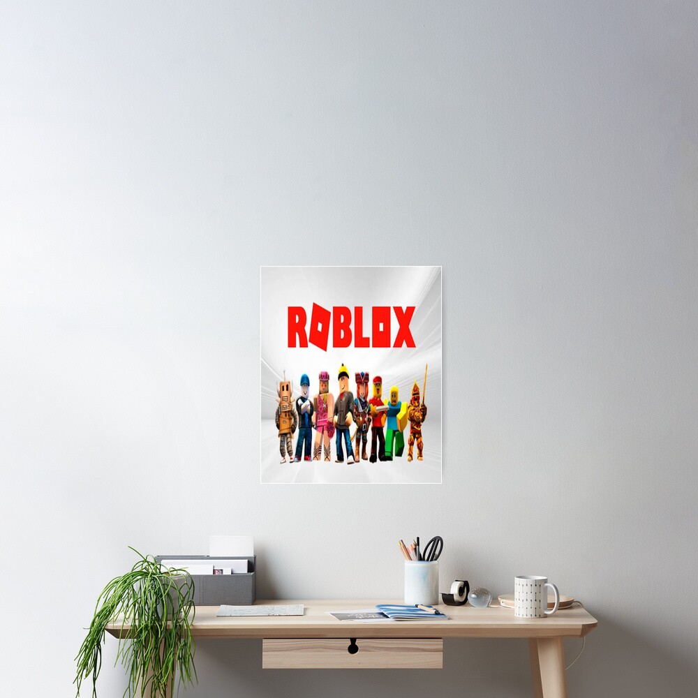 "roblox characters " Poster for Sale by hizturz | Redbubble