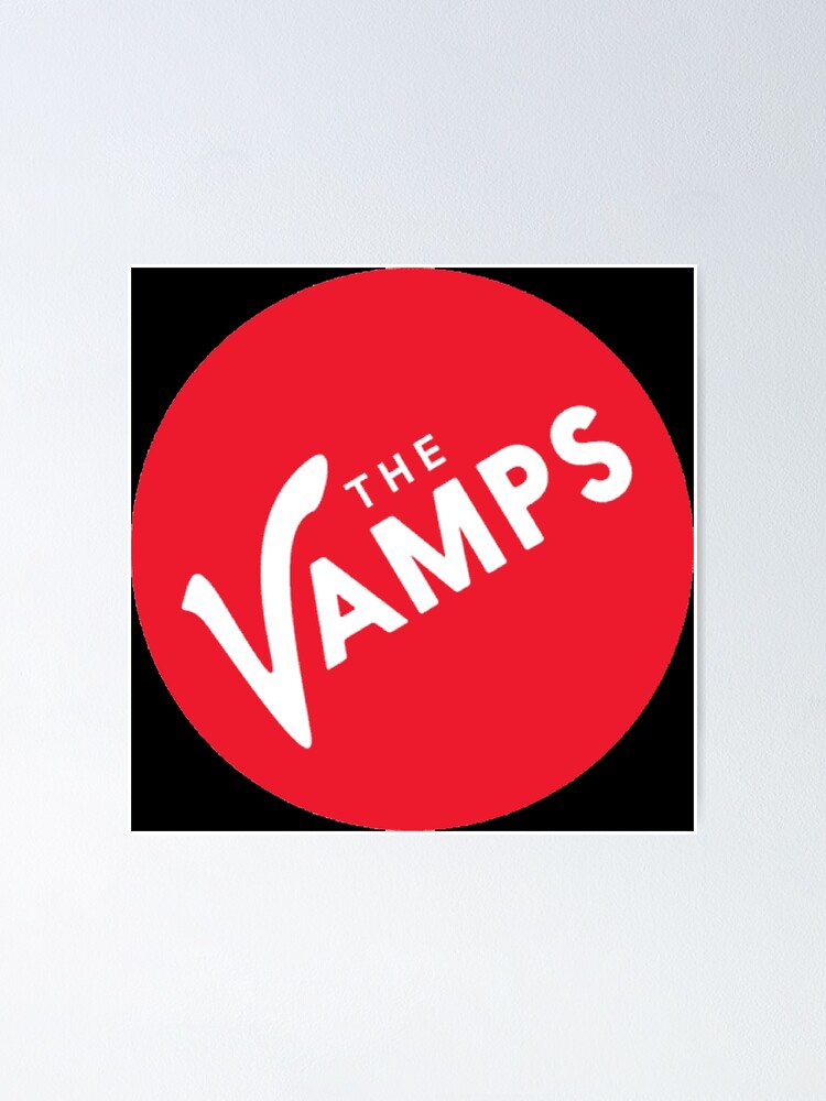 "Vamps Red" Poster for Sale by dachkee | Redbubble