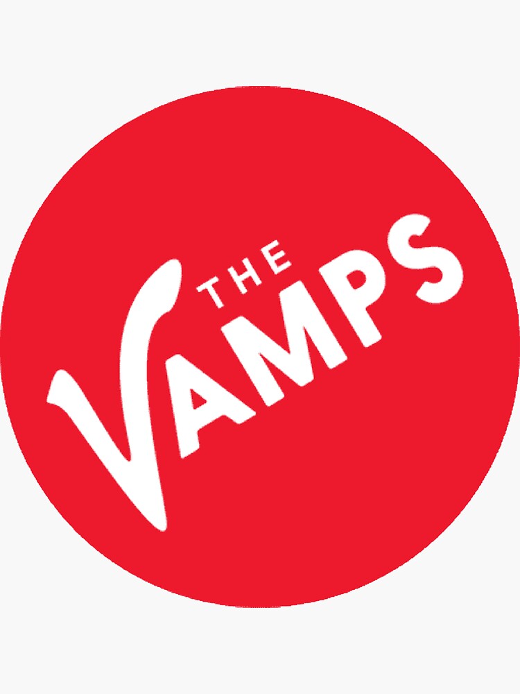"Vamps Red" Sticker by dachkee | Redbubble