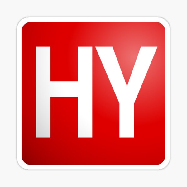 "Hybrid - The Sticker" Sticker for Sale by RedFirecracker | Redbubble