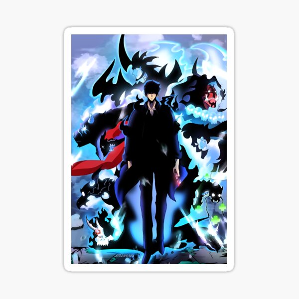 "Shadow army (blue) " Sticker by TahliaLittlejoh | Redbubble