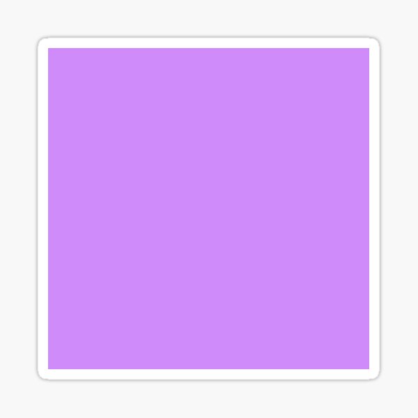 "Bright Liliac Purple Minimalistic Color" Sticker by Rolors | Redbubble
