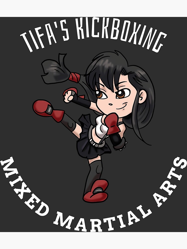 Lámina fotográfica «Chibi Tifas Kickboxing Final Fantasy 7 Tifa ...