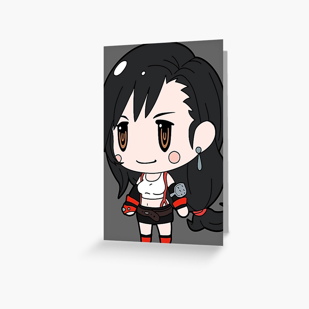 "Cute Tifa Lockhart #w12" Greeting Card by AntoinetteGGE | Redbubble