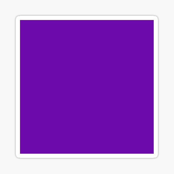 "Dark Rebecca Purple Minimalistic Color" Sticker for Sale by Rolors ...