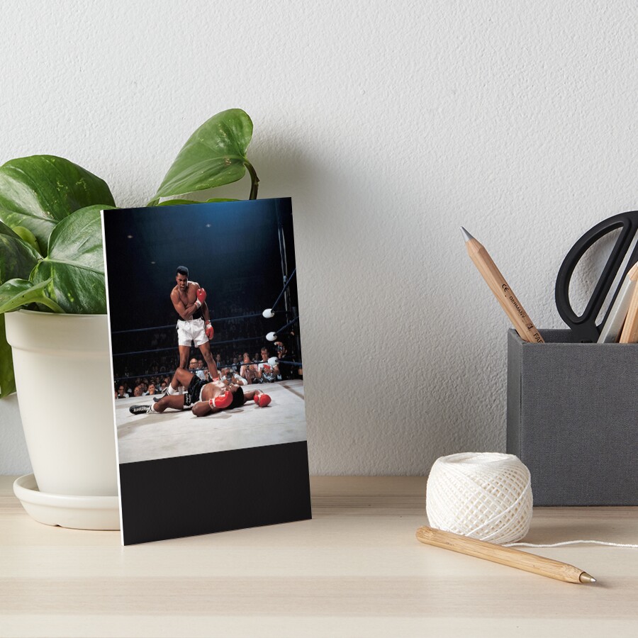 "Muhammad Ali knockout Sonny Liston Fight Poster Design Poster" Art ...