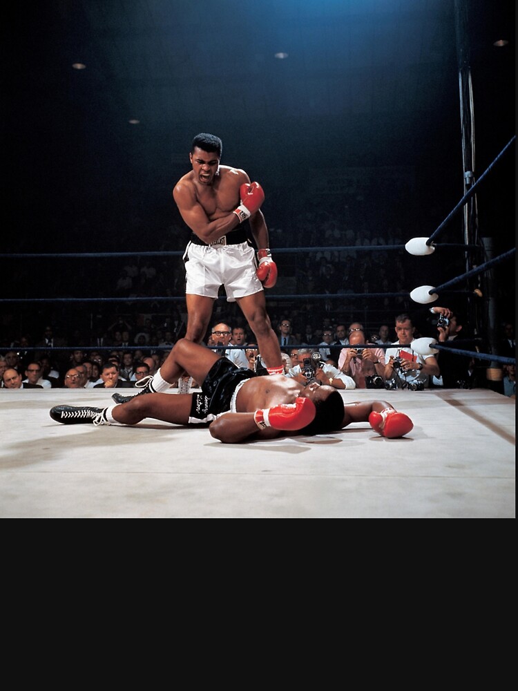 "Muhammad Ali knockout Sonny Liston Fight Poster Design Poster" T-shirt ...