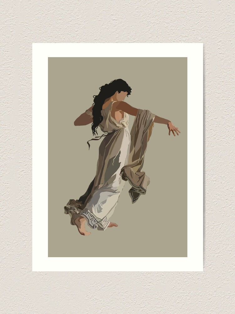 "Sappho Minimalistic Drawing" Art Print by blujayart | Redbubble
