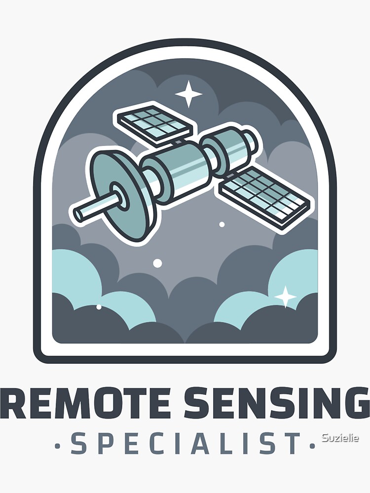 "Remote Sensing Specialist" Sticker by Suzielie | Redbubble