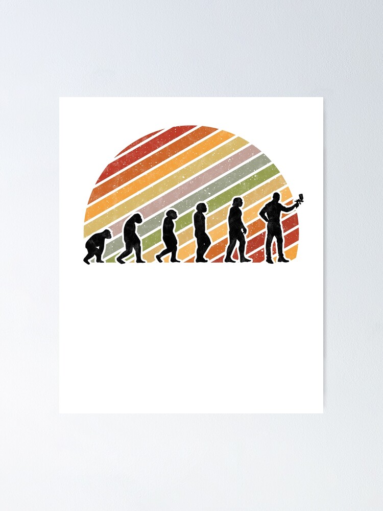 "Vehicle Painter Evolution Gift Painter" Poster for Sale by madgrfx ...