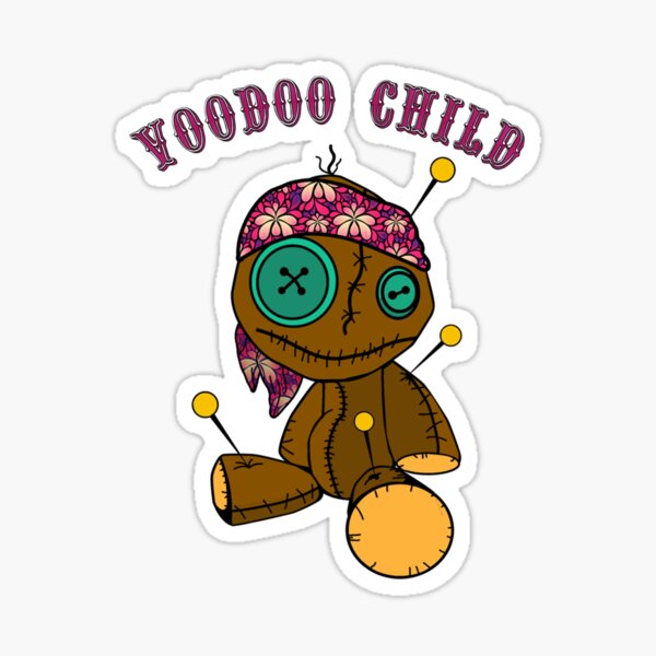"Voodoo Child " Sticker by LemonTeesdesign | Redbubble